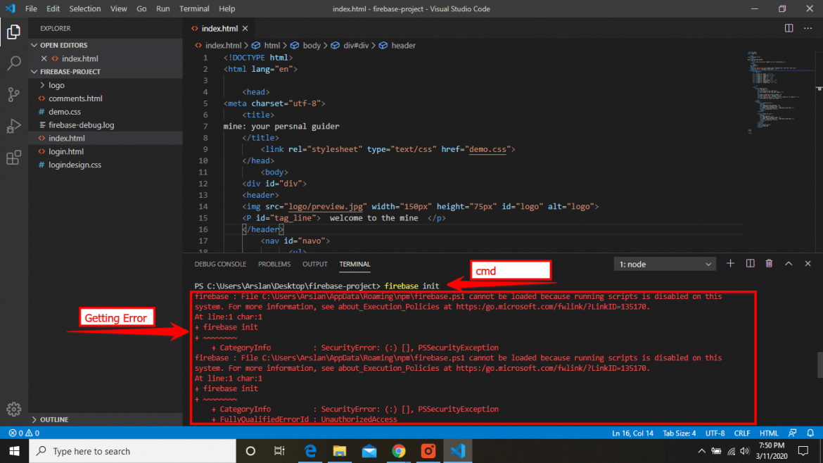 How to Upload a Static Website to Firebase Hosting (Tutorial ...
