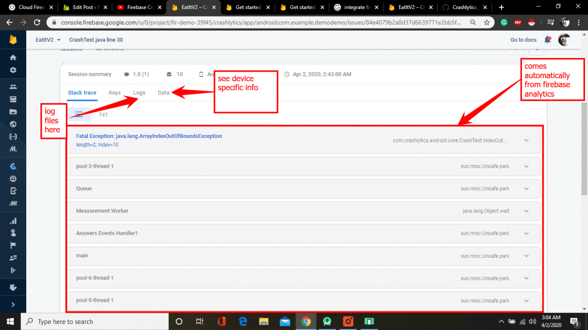 How To Use Firebase Crashlytics Step By Step Tutorial Firebase Tutorials